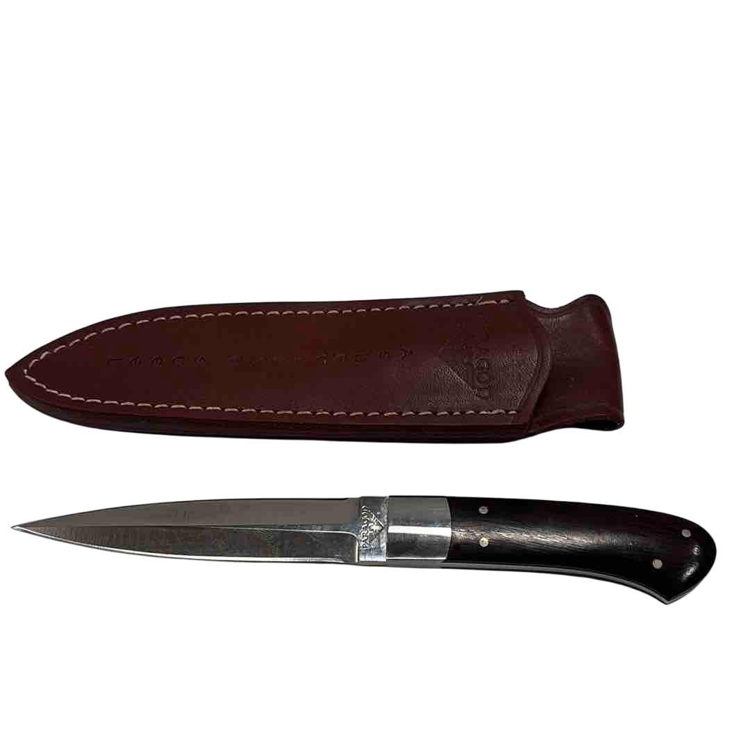 Paragon Ashville Steel Seki City Premium Blade Knife - Leather Sheath 0492