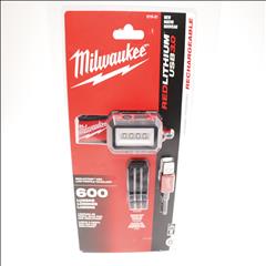 Milwaukee 2115-21 Low-Profile LED Headlamp 600 Lumens 0583