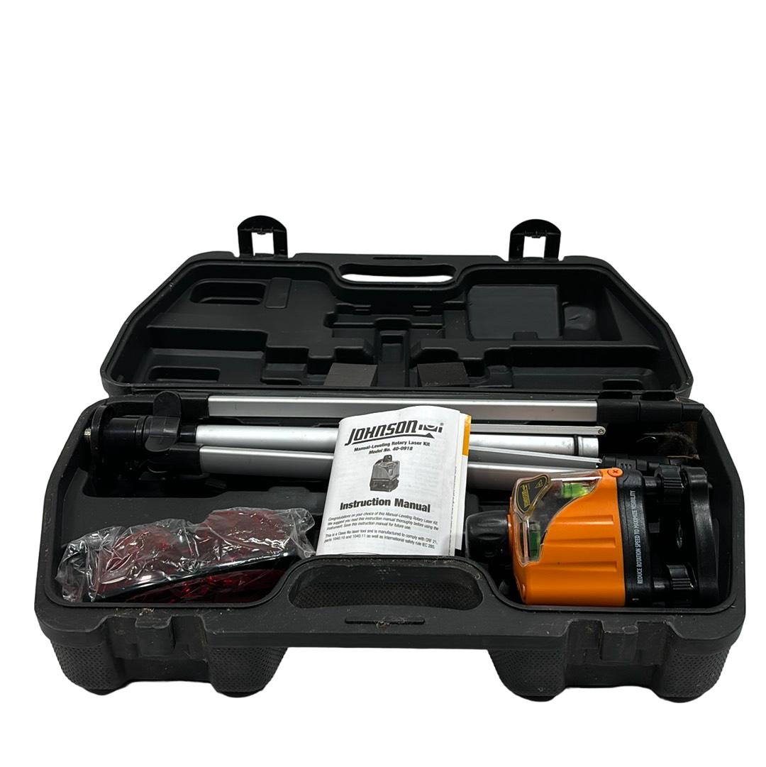 Johnson 40-0918 Self-Leveling Rotary Laser Kit 5755