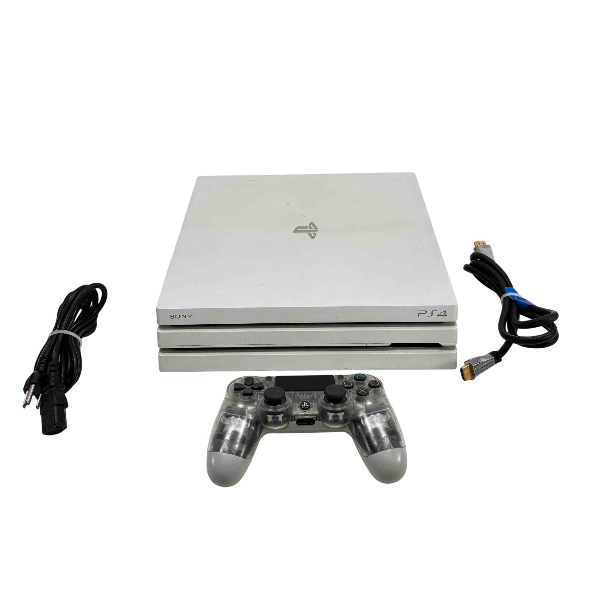 Sony CUH-7015B PlayStation 4 Pro White 1TB 4K Video Game Console 4145