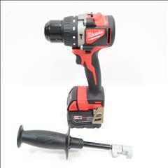 Milwaukee 2902-20 M18 18V Brushless Cordless 1/2" Compact Hammer Drill ...
