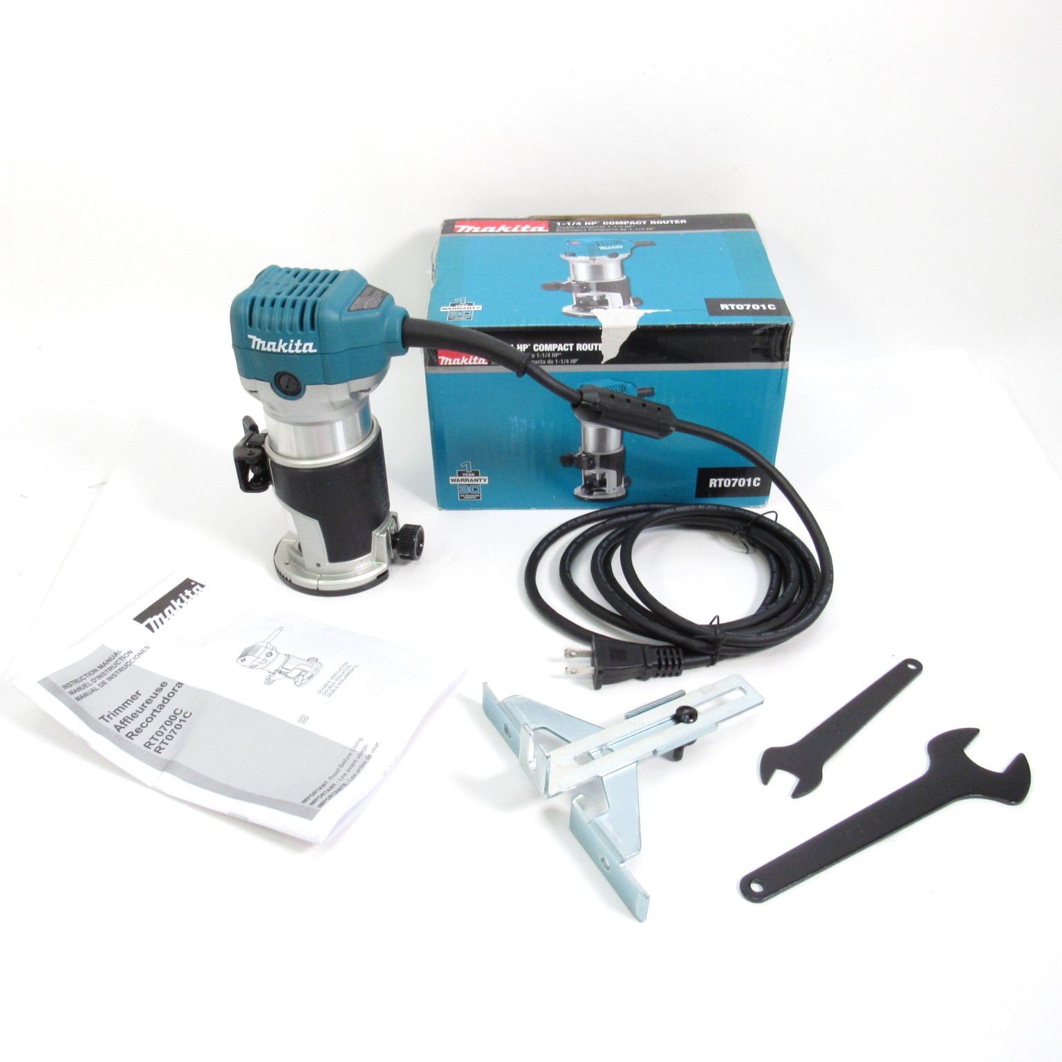 Makita RT0701C 1-1/4'' Corded Compact Router