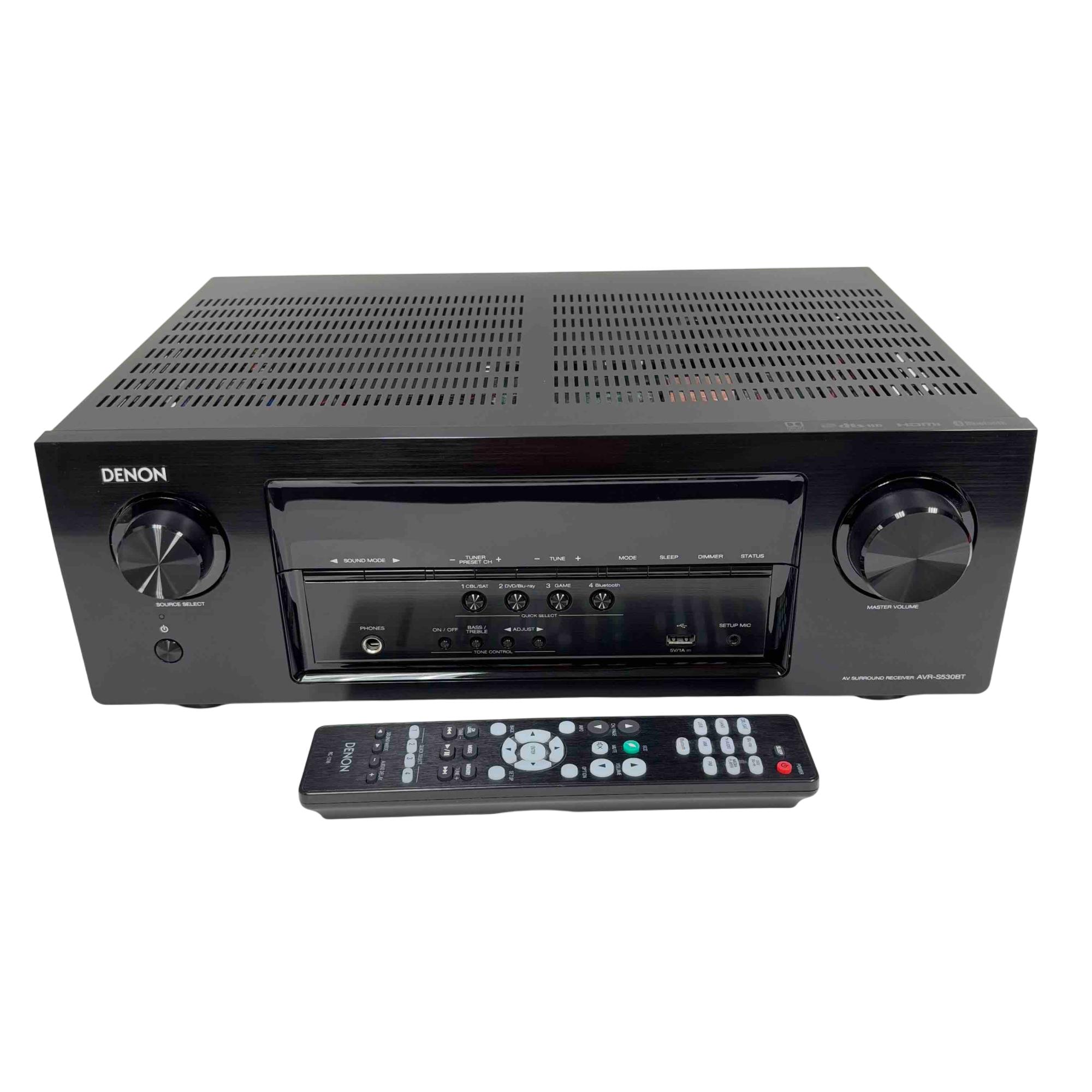 Denon AVR-S530BT 5.2 Channel AV Surround Receiver