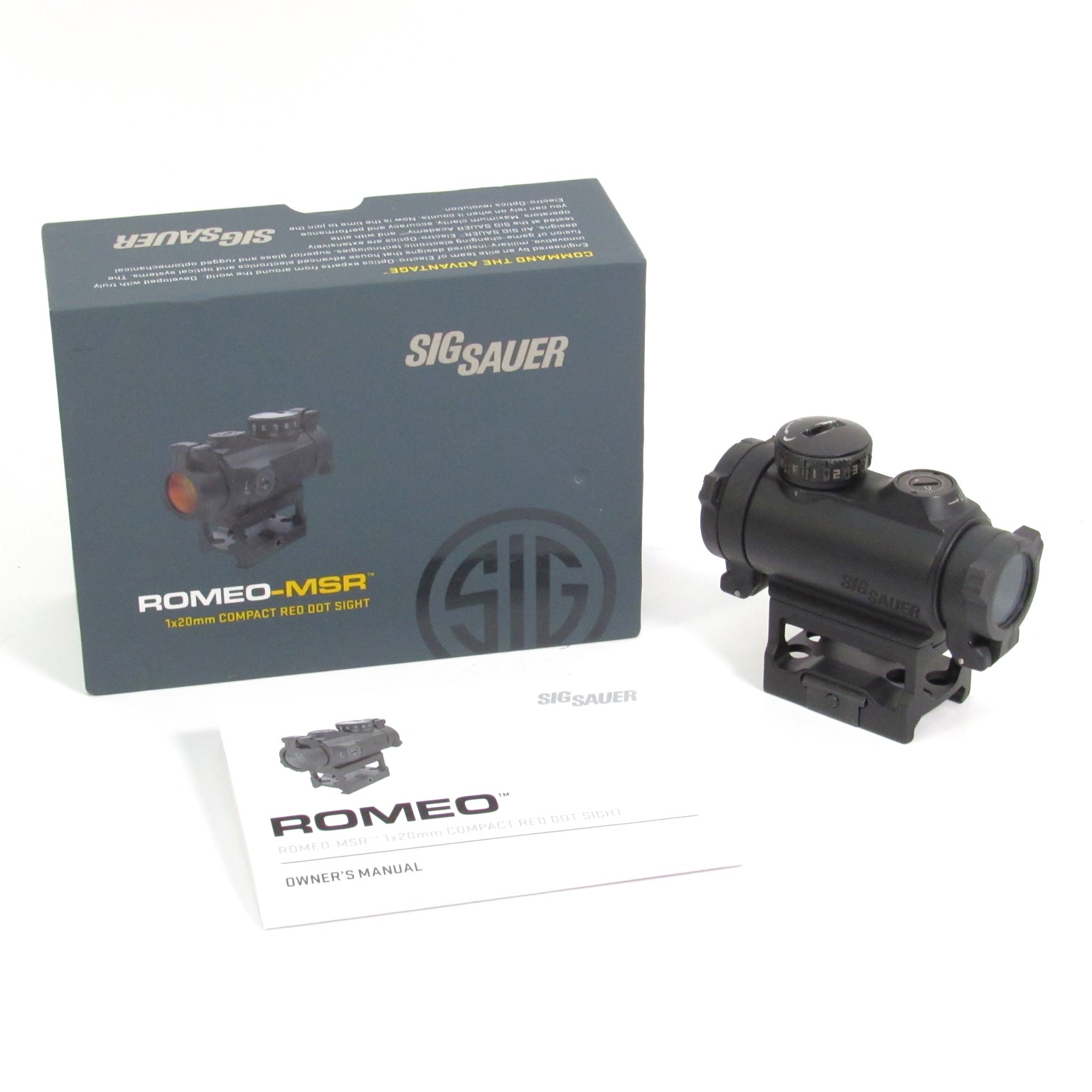 Sig Sauer SDR72001 Romeo-MSR 1x20mm 2-MOA Dot Compact Red Dot Sight