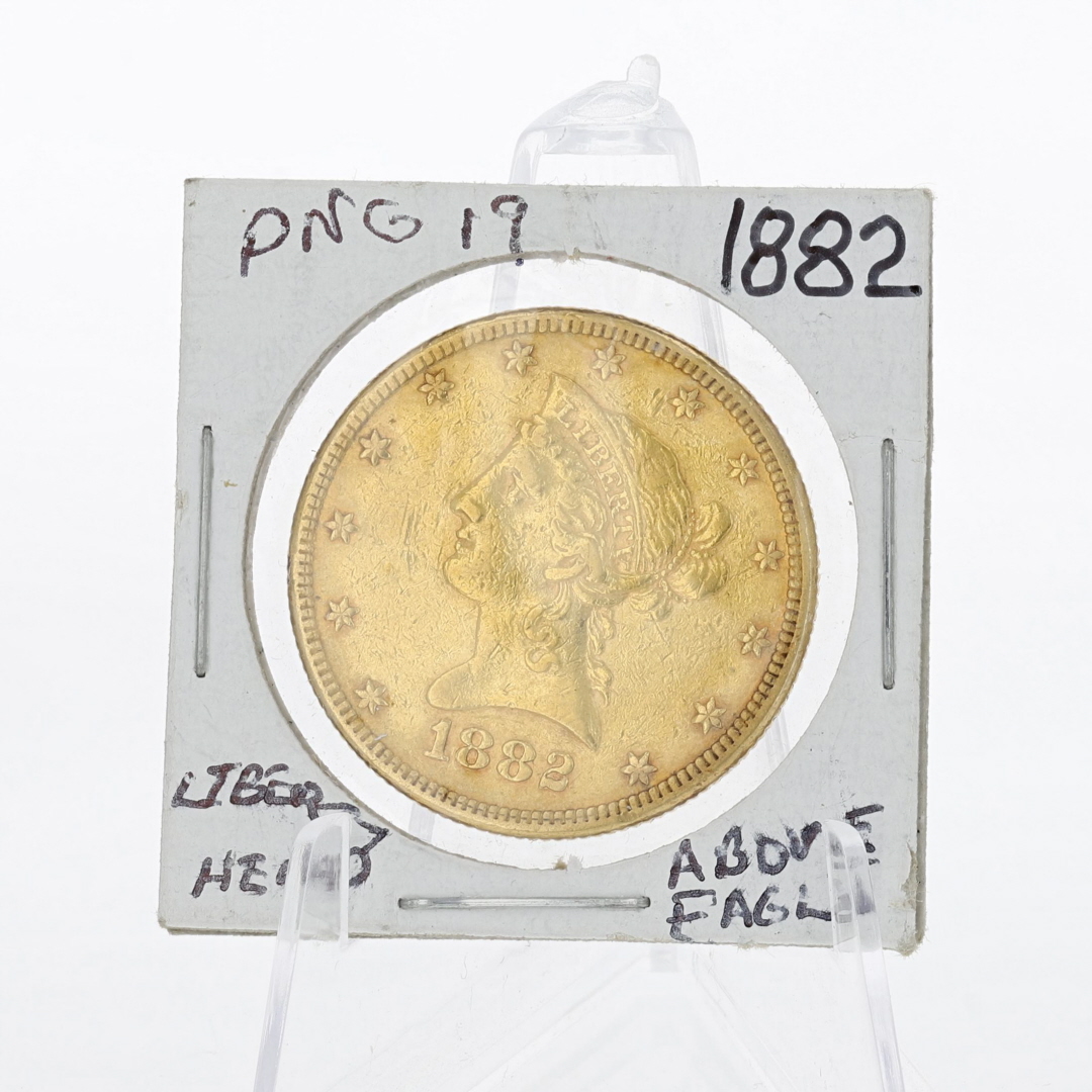 1882 $10 Liberty Head American Eagle 90% Fine Gold Coin United States