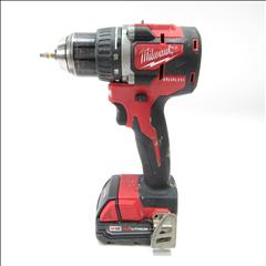 Milwaukee 2801-20 M18 Li-Ion Brushless Cordless 1/2 in. Compact Drill ...