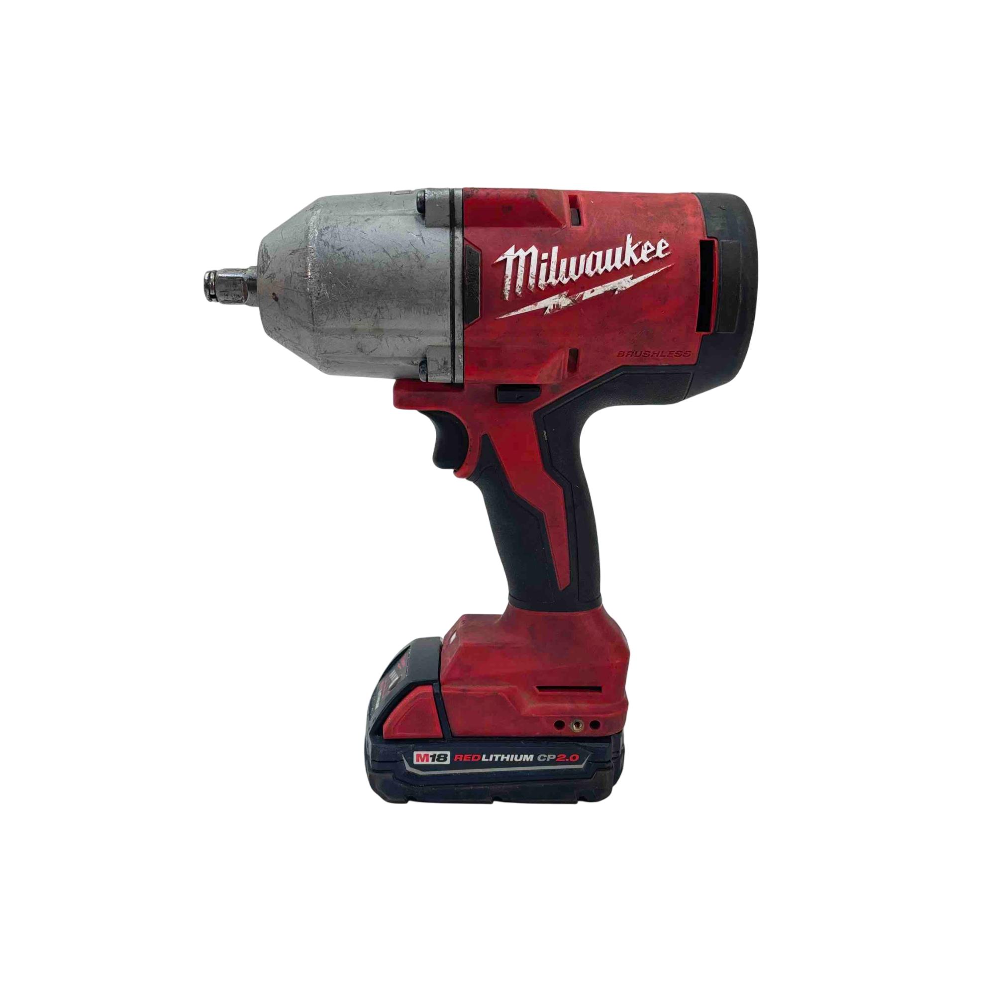 Milwaukee 2666-20 M18 18V Li-Ion Brushless 1/2 in. High Torque Impact ...