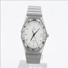Omega Constellation Silver Dial 34mm Quartz Stainless Steel Men's ...