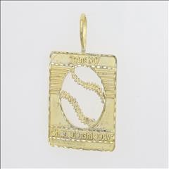 MN Twins 1987 Championship Drive Homer Hanky Pendant w/o Chain Sterling ...