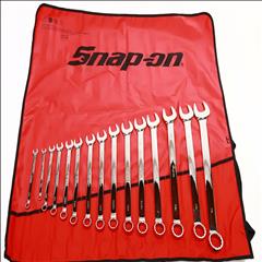 Snap-on 14pc 12-Point SAE Flank Drive Combination Wrench Set (OEX714KB)