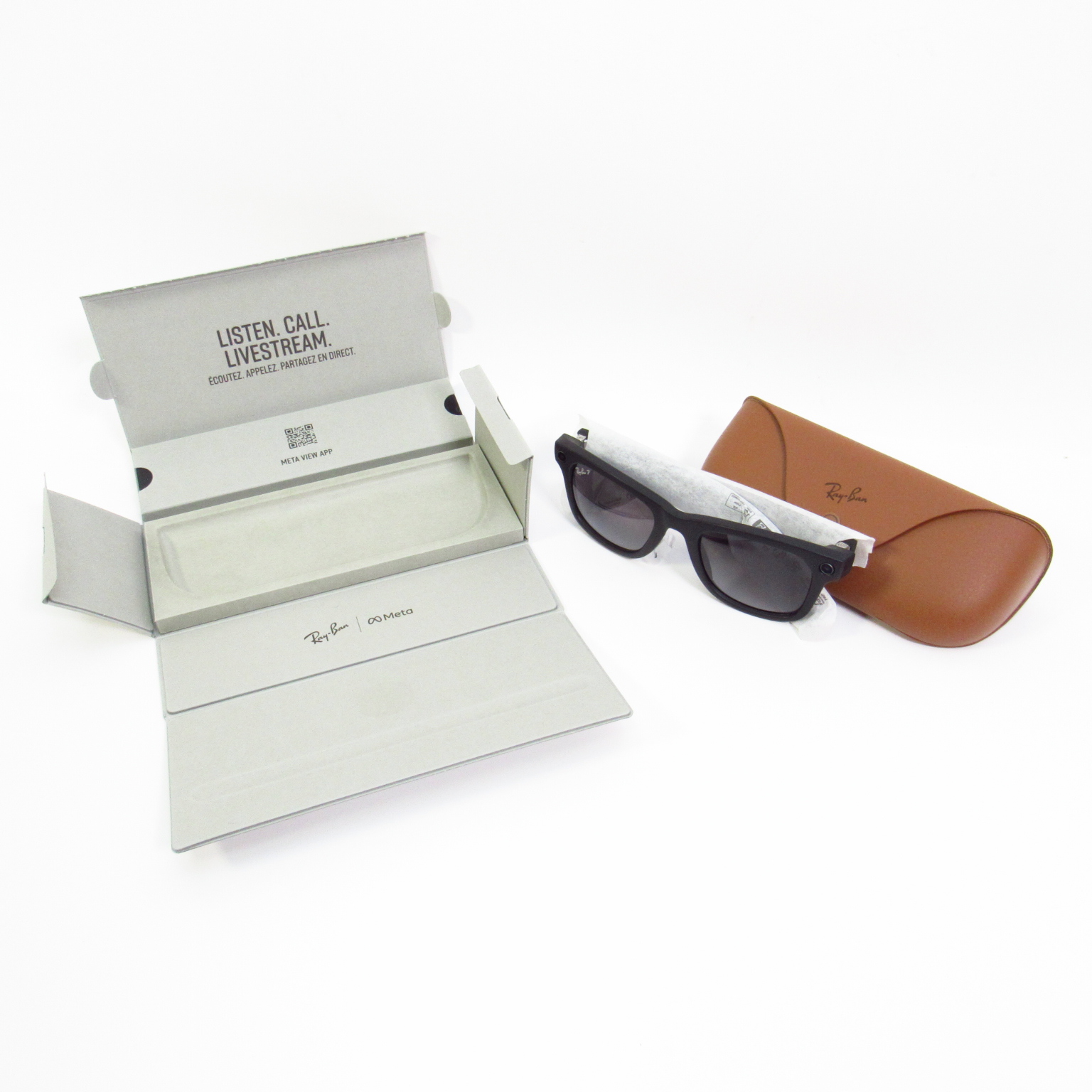 Ray-ban Meta (RW4008) Wayfarer Essilorluxottica Smart Sunglasses ...