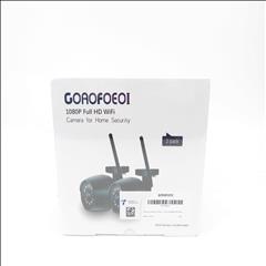 GOAOFOEOI 1080p Full HD Wi-Fi 2-Pack Home Security Camera Set