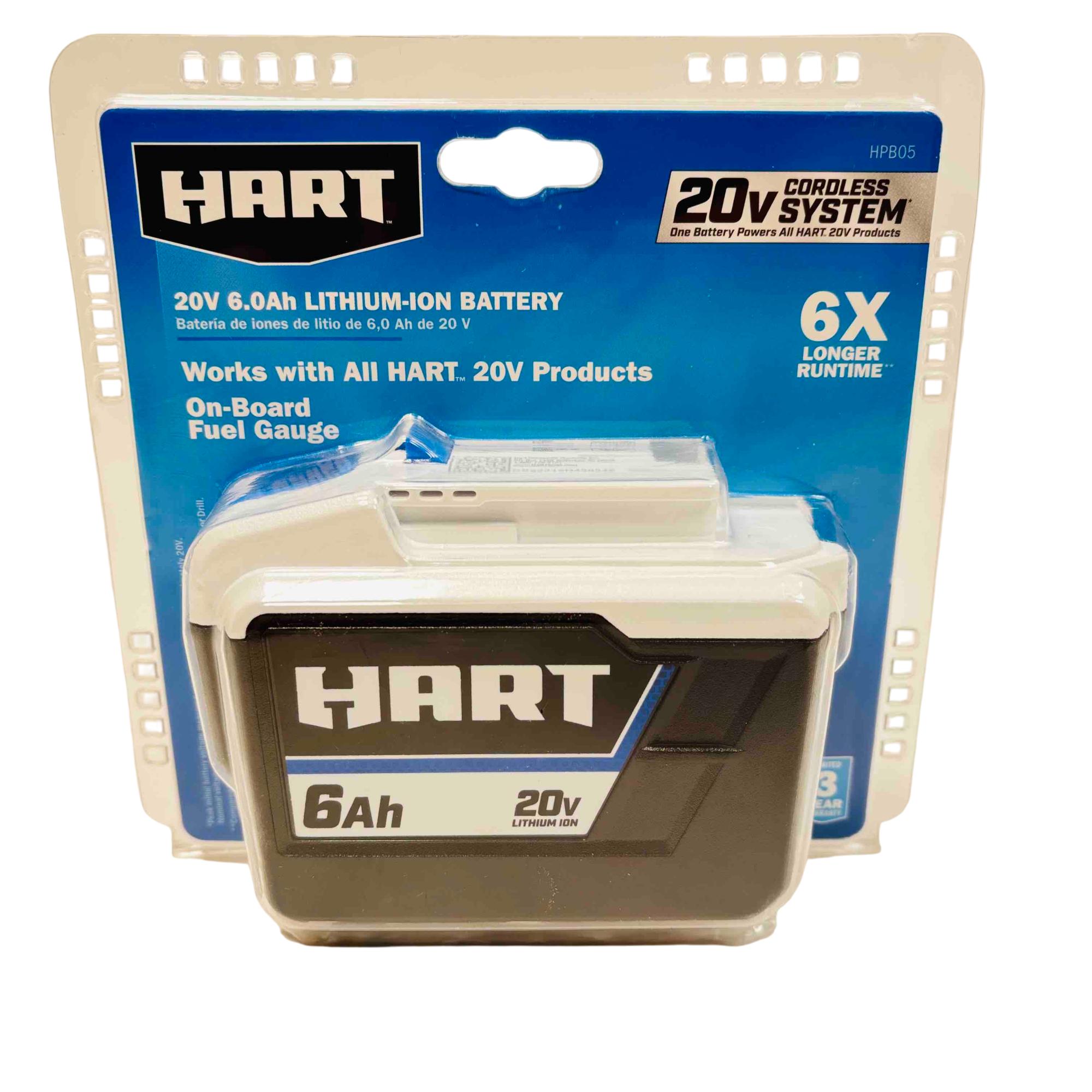 Hart HPB05 20V 6.0Ah Lithium-Ion Tool Battery Pack 9504