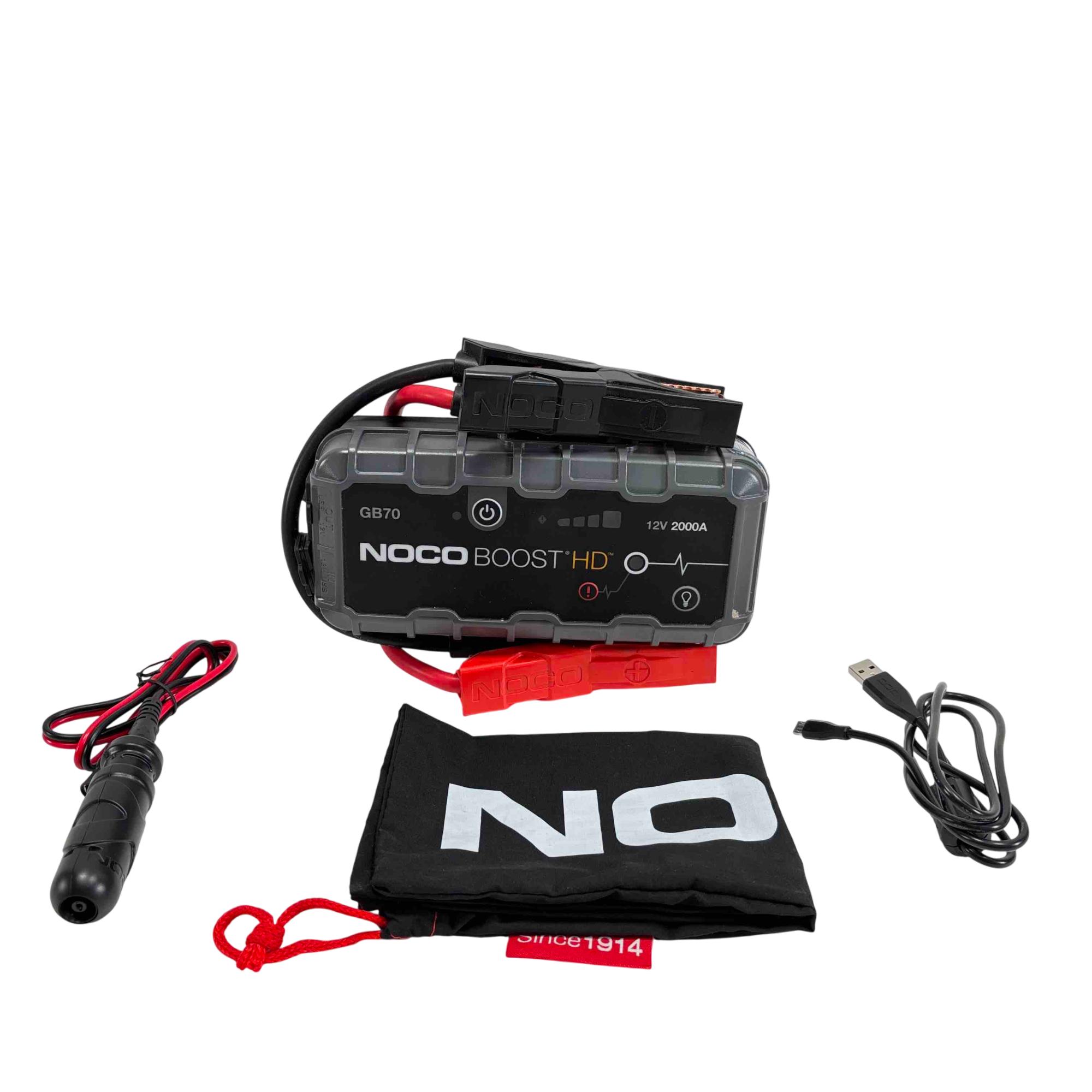 NOCO GB70 Boost HD 2000A 12V UltraSafe Lithium Jump Starter/Power Bank