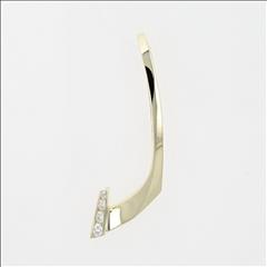 .20ctw Round Diamond Channel-Set Pendant w/o Chain 14k Yellow Gold 3.92 ...