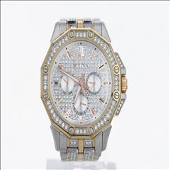 Bulova Octava Crystal Accent Silver Dial Quartz Stainless Steel Men's ...