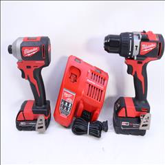 Milwaukee 2902-20 M18 18V Brushless Cordless 1/2" Hammer Drill/1/4 ...