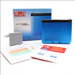 Nintendo 3DS XL SPR-001 3D Dual-Screen Handheld Game System - Blue