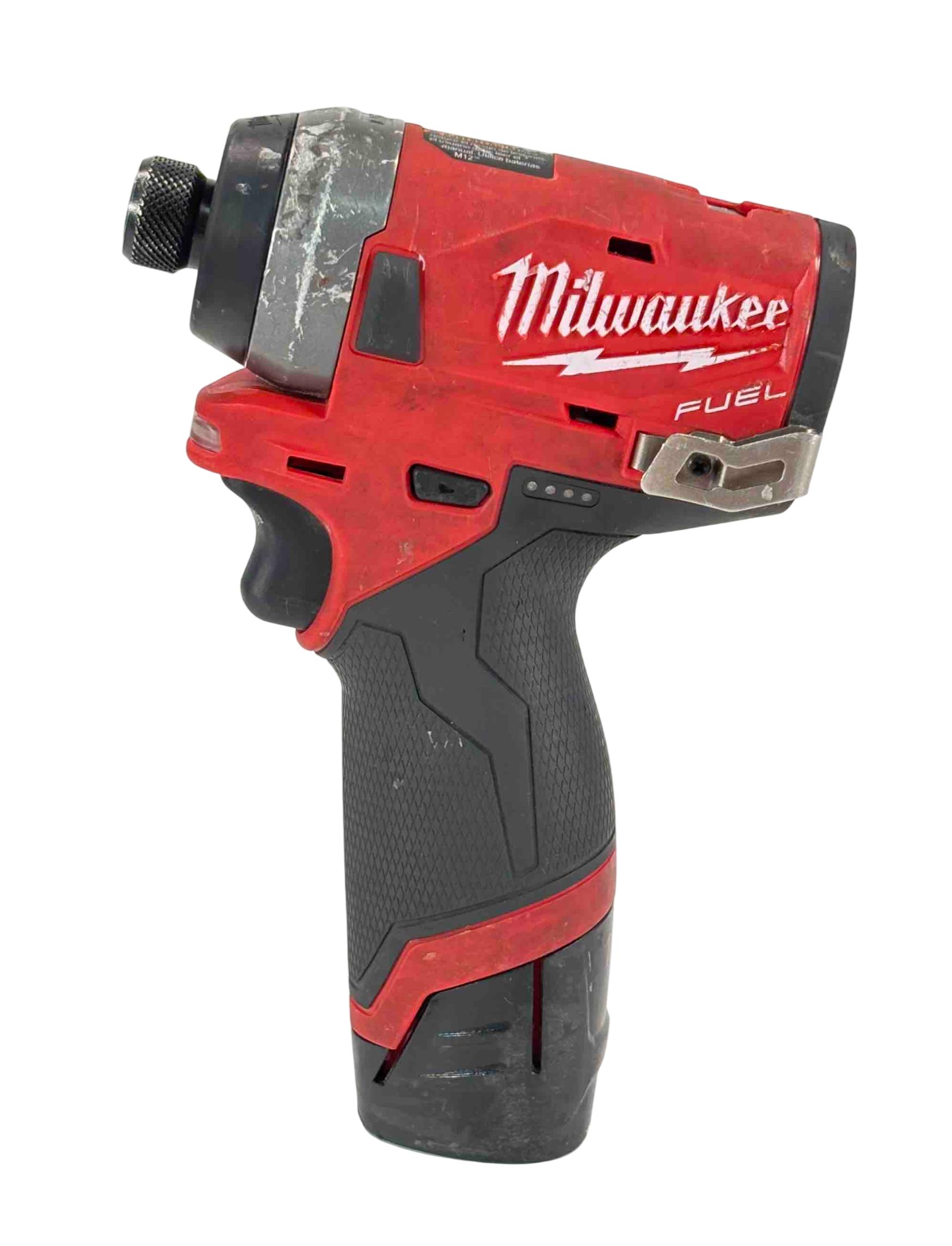 Milwaukee 2553-20 12V Lithium-Ion Brushless Cordless 1/4 in. Hex Impact ...
