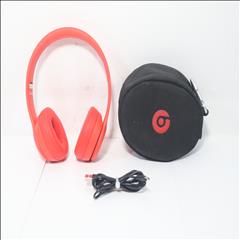 Apple Beats Solo3 A1796 Red Wireless Bluetooth Over Ear Headphones HK2R