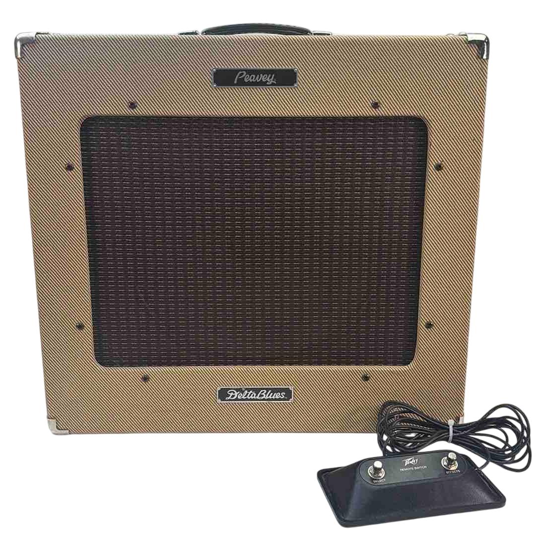 Peavey DeltaBlues 115 30W 1x15" Tube Combo Guitar Amplifier /Blue ...