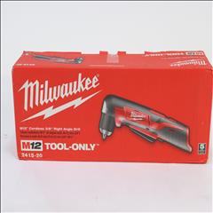 Milwaukee 2415-20 3/8" Cordless Right Angle Drill M12 12V Lithium-Ion