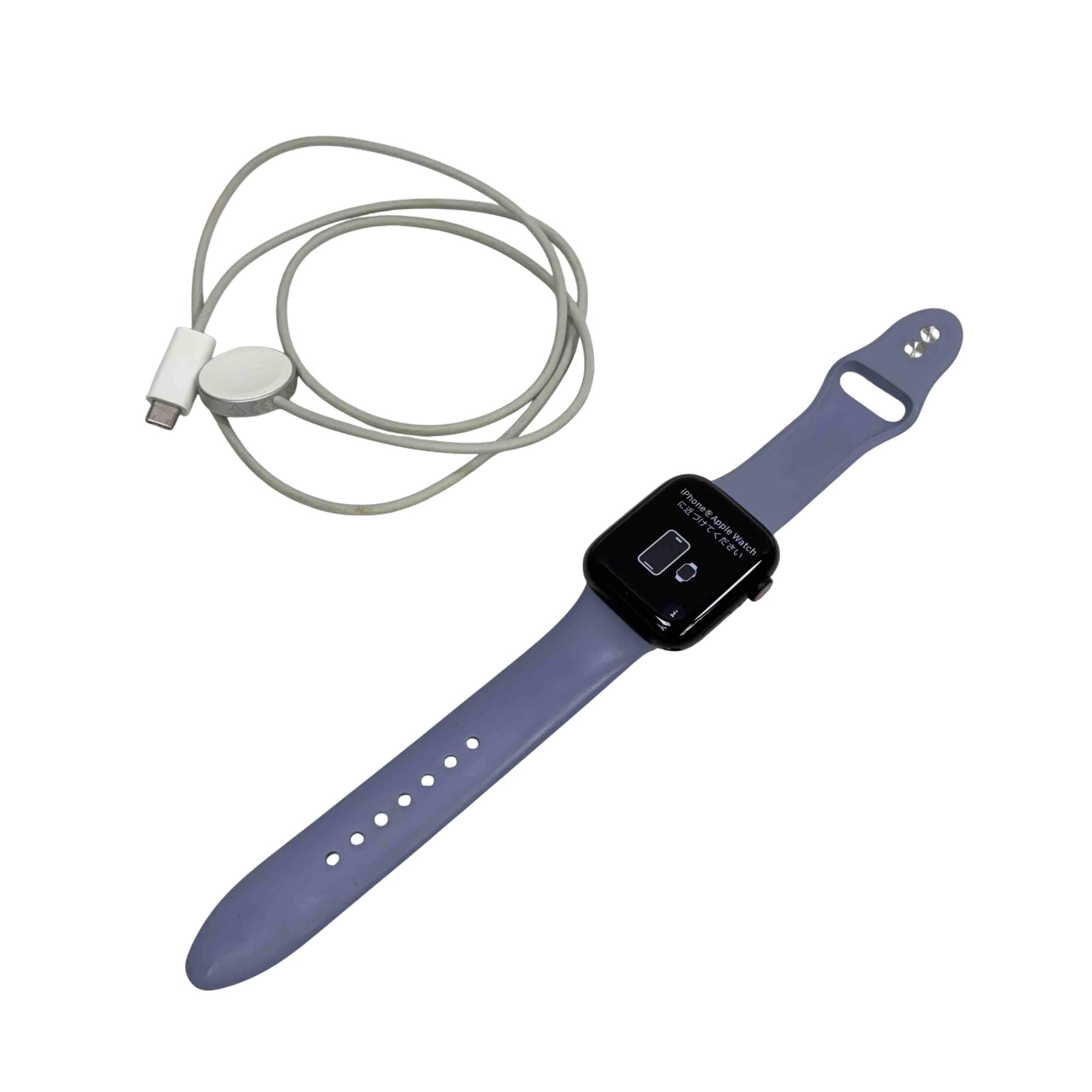 Apple Watch Series 7 A2477 GPS + LTE 45mm Black Aluminum Smartwatch