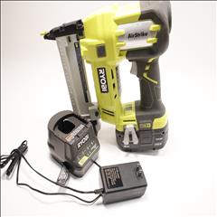 Ryobi P360 Airstrike 18 GA 18V Cordless Narrow Crown Stapler Kit
