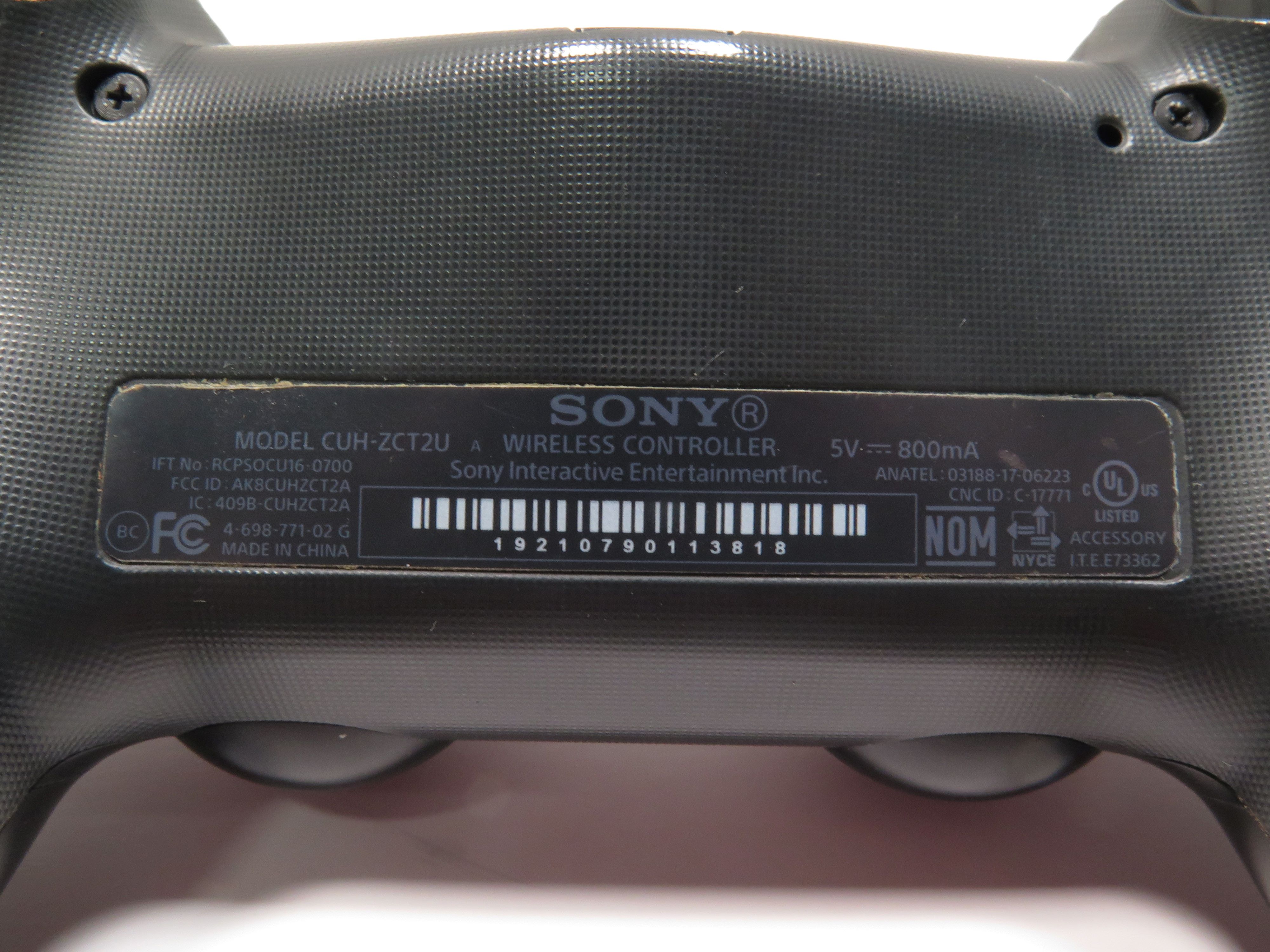 Sony CUH-ZCT2U PlayStation 4 Dual shock Wireless Controller - Black 1836