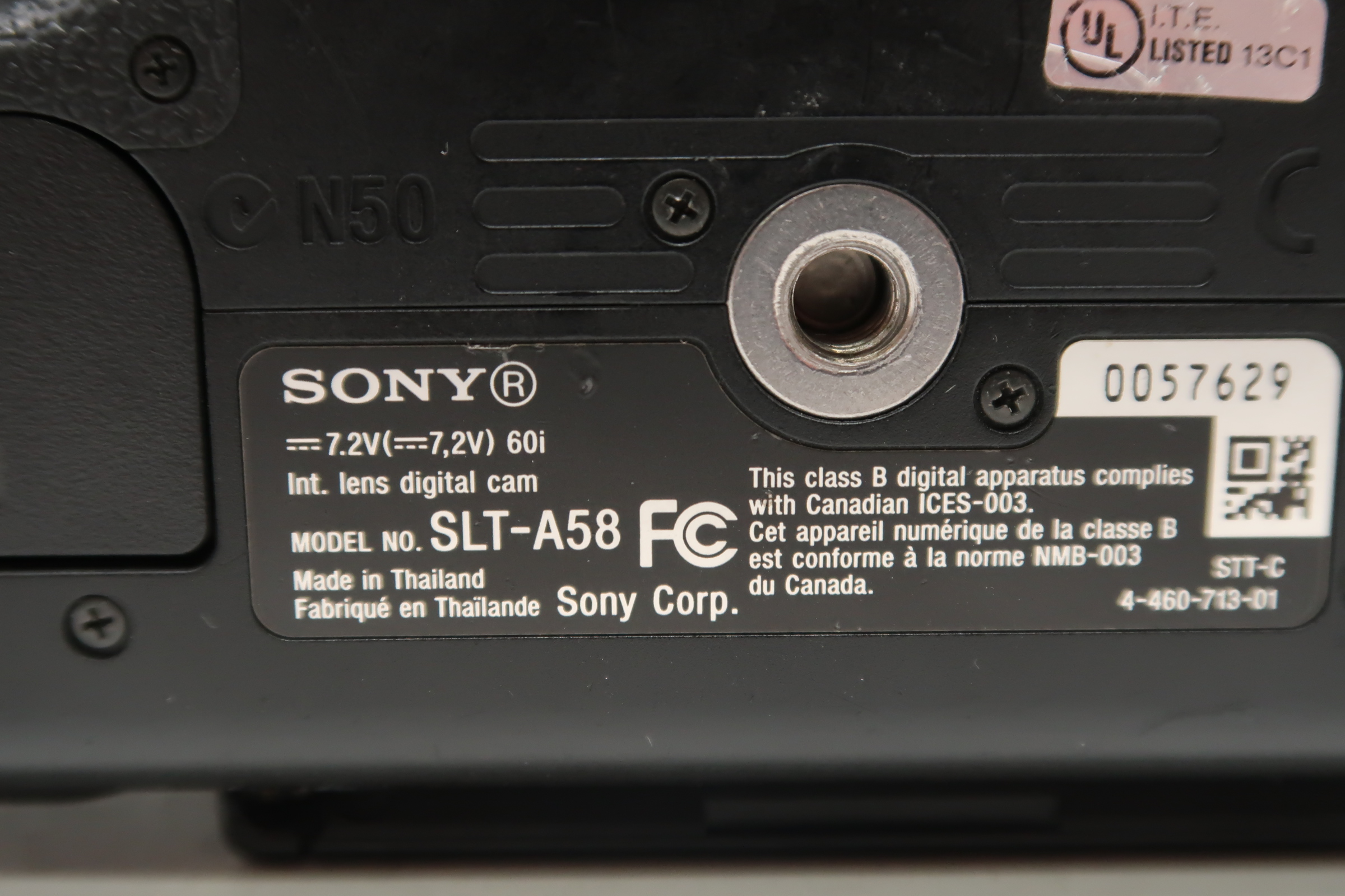 Sony Alpha a58 SLT-A58 20.1MP 1080i 60FPS Digital SLR Camera Bundle