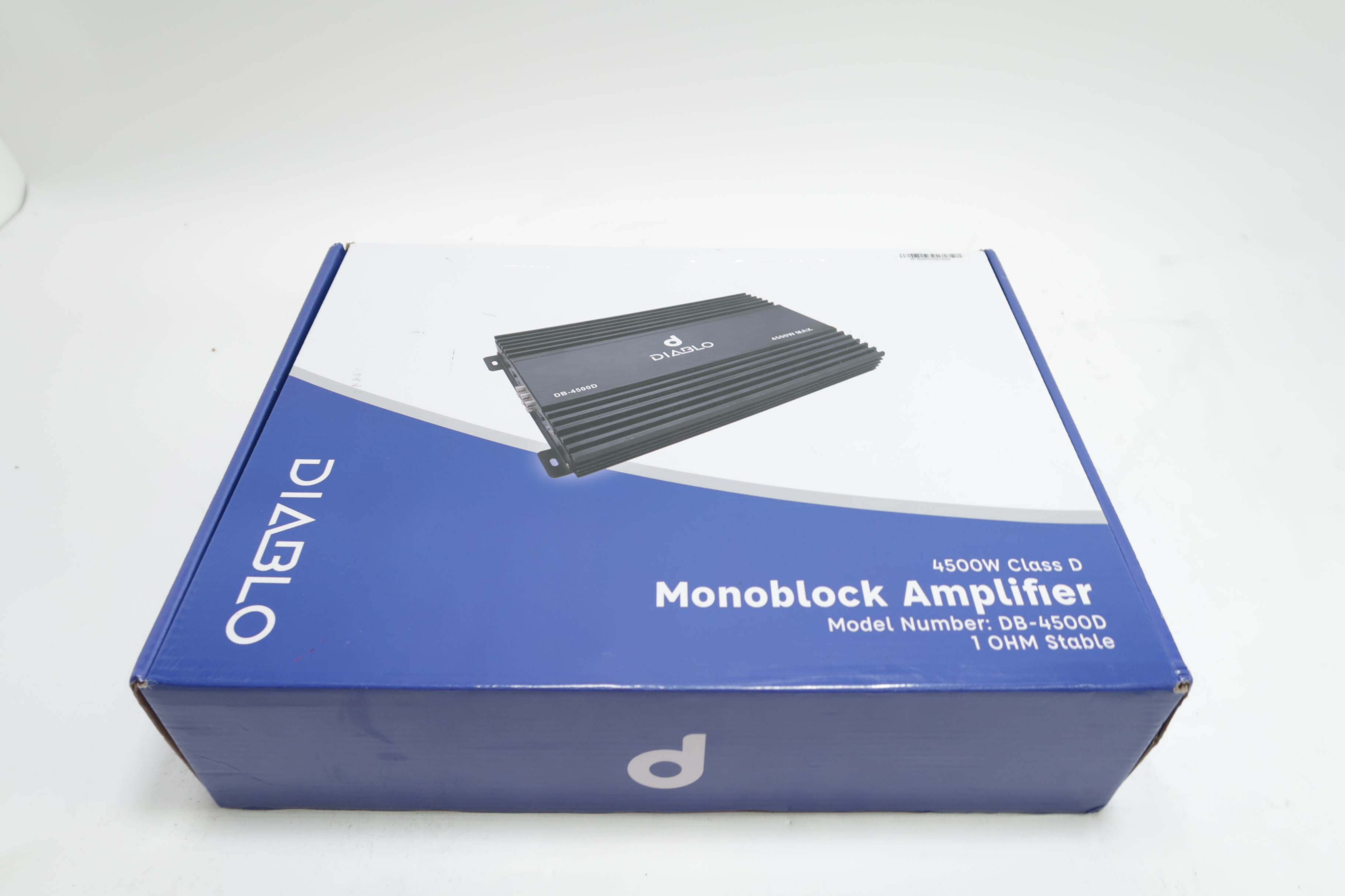 Diablo DB-4500D Monoblock 4500W Max 1-Ohm Stable Class-D Car Audio Amplifier