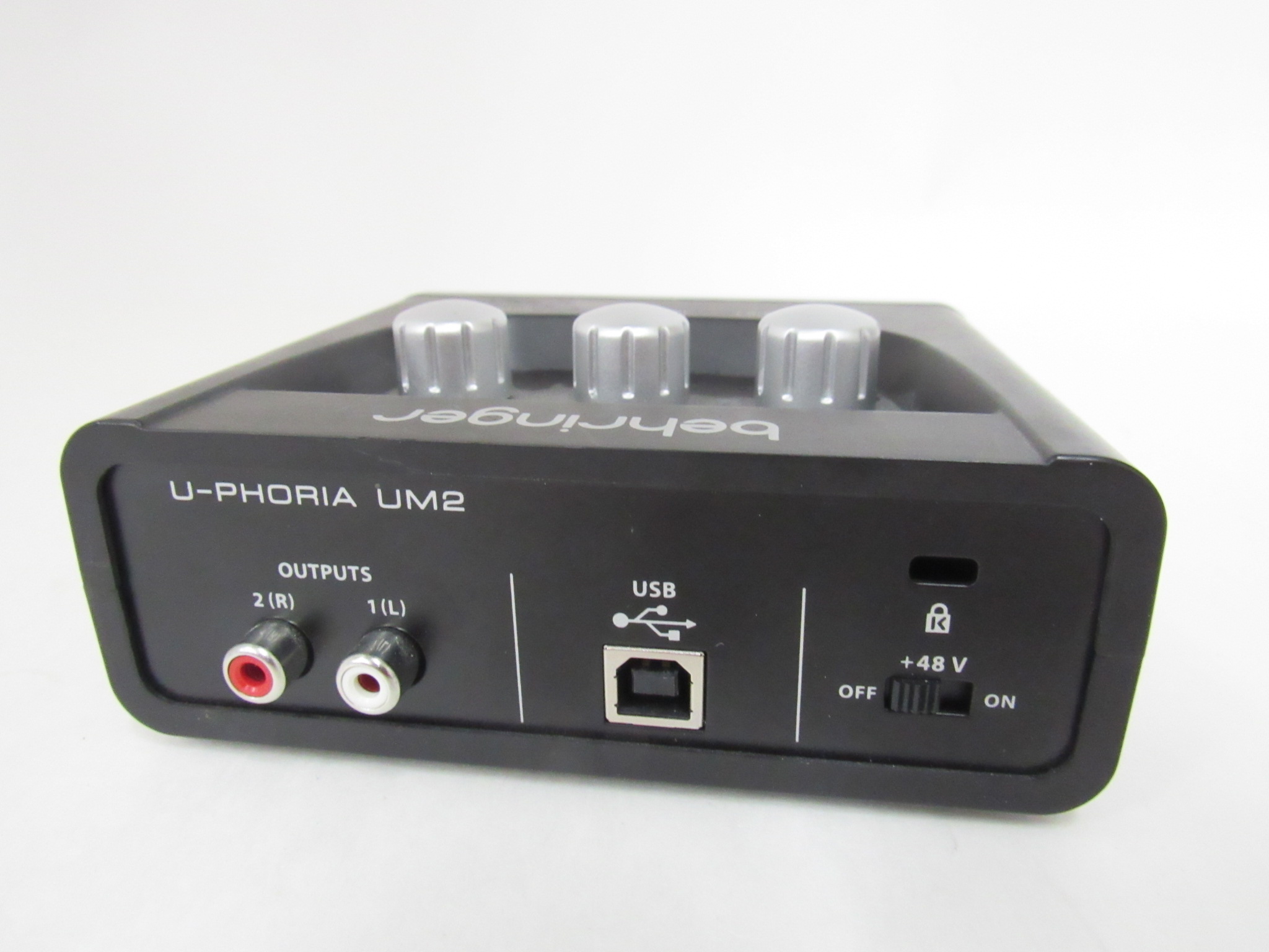 Behringer U-Phoria UM2 USB Audio Interface Black