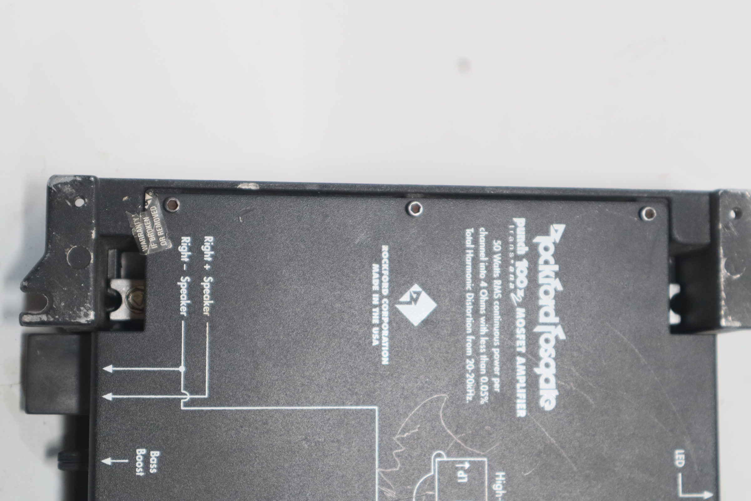 Rockford Fosgate 100x2 Transana Black 100-Watts 2-Channel Car Amplifier