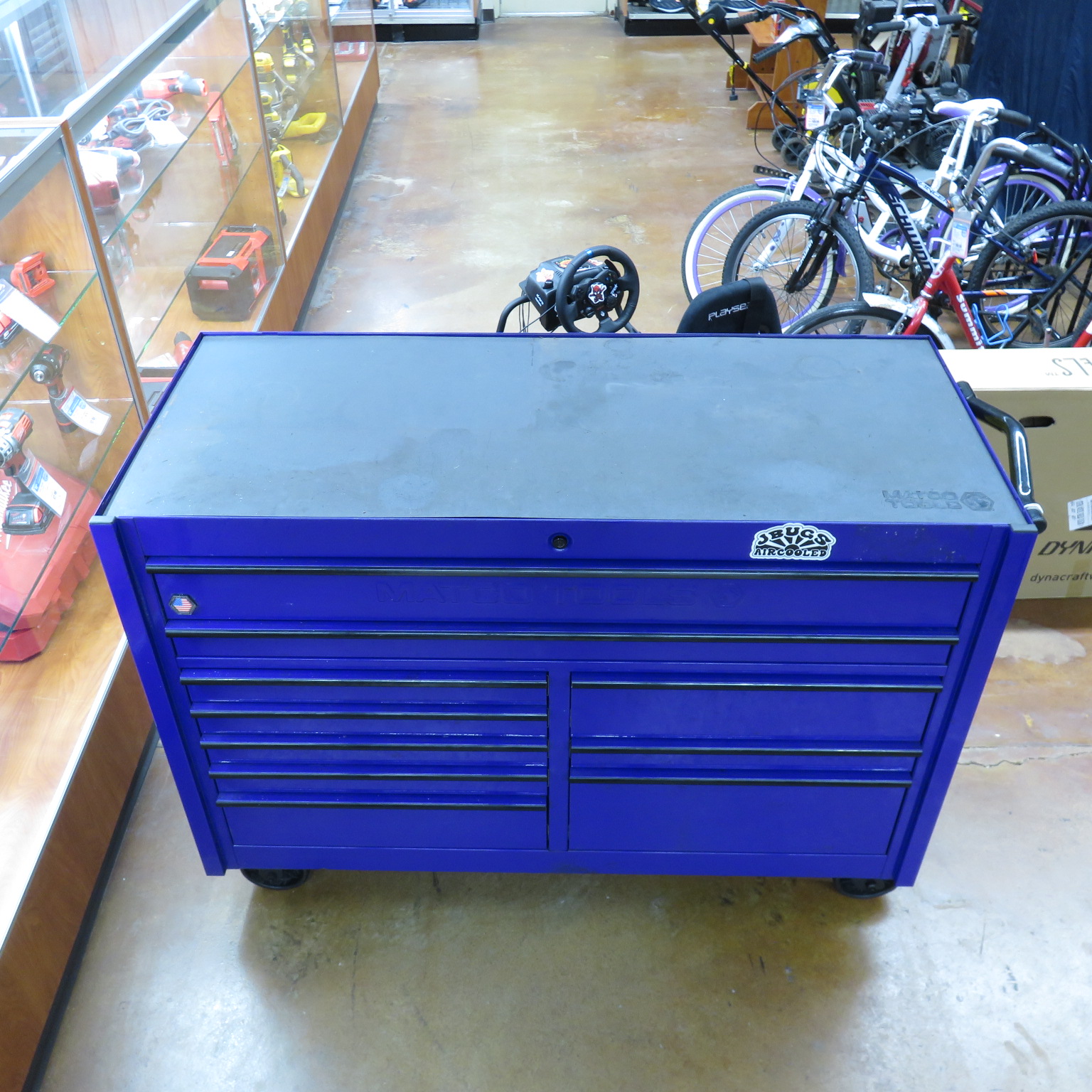 Matco Tools 4225RX-PPB 4S Double-Bay 25" X-Drawer Rollaway Toolbox