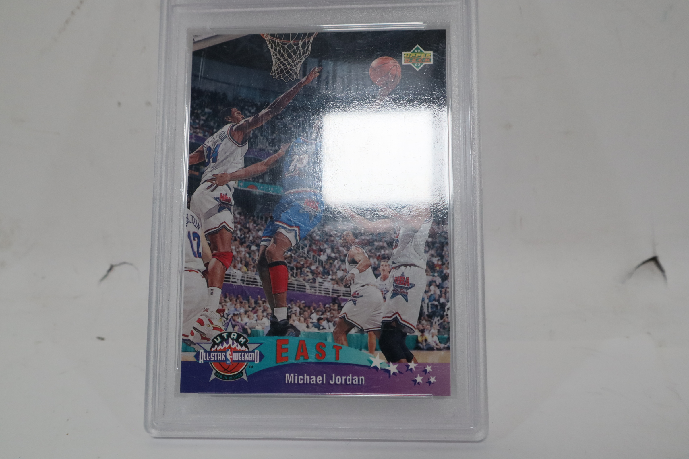 1992 Upper Deck International Michael Jordan #5 GEM MT Chicago Bulls ...