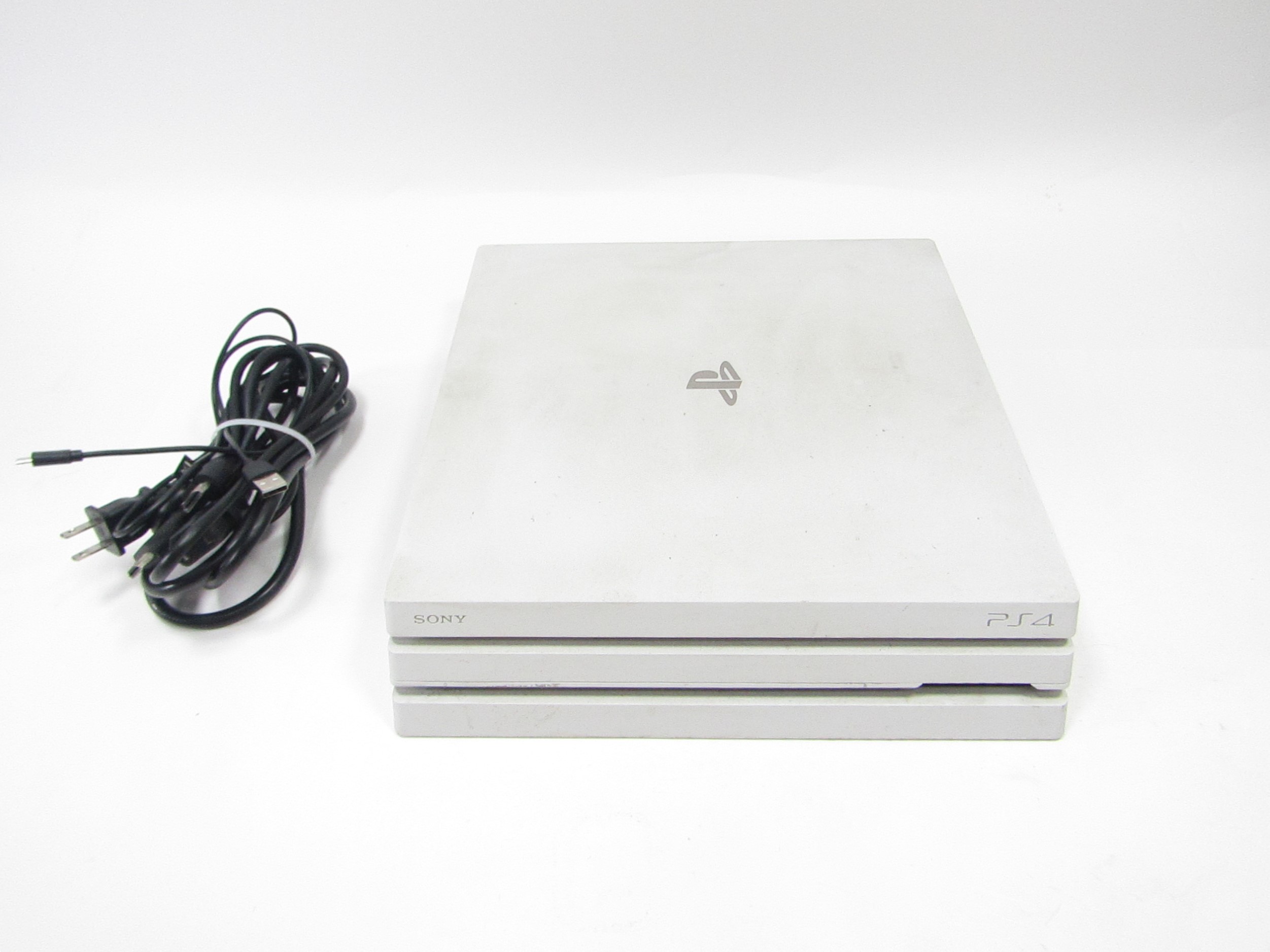 Sony PlayStation 4 Pro CUH-7115B Glacier White 1TB 4K Video Game ...