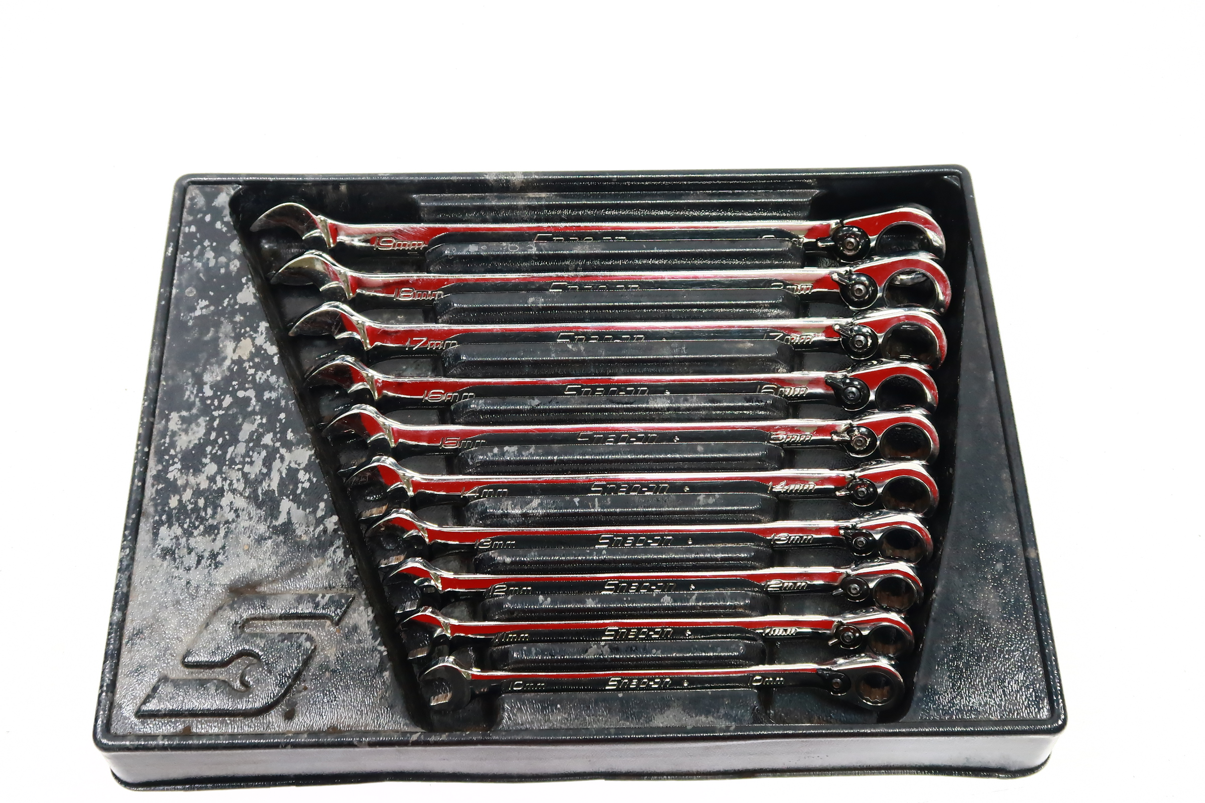 Snap-on SOEXM710 10 pc 12-Point Metric Flank Drive Plus Combination ...