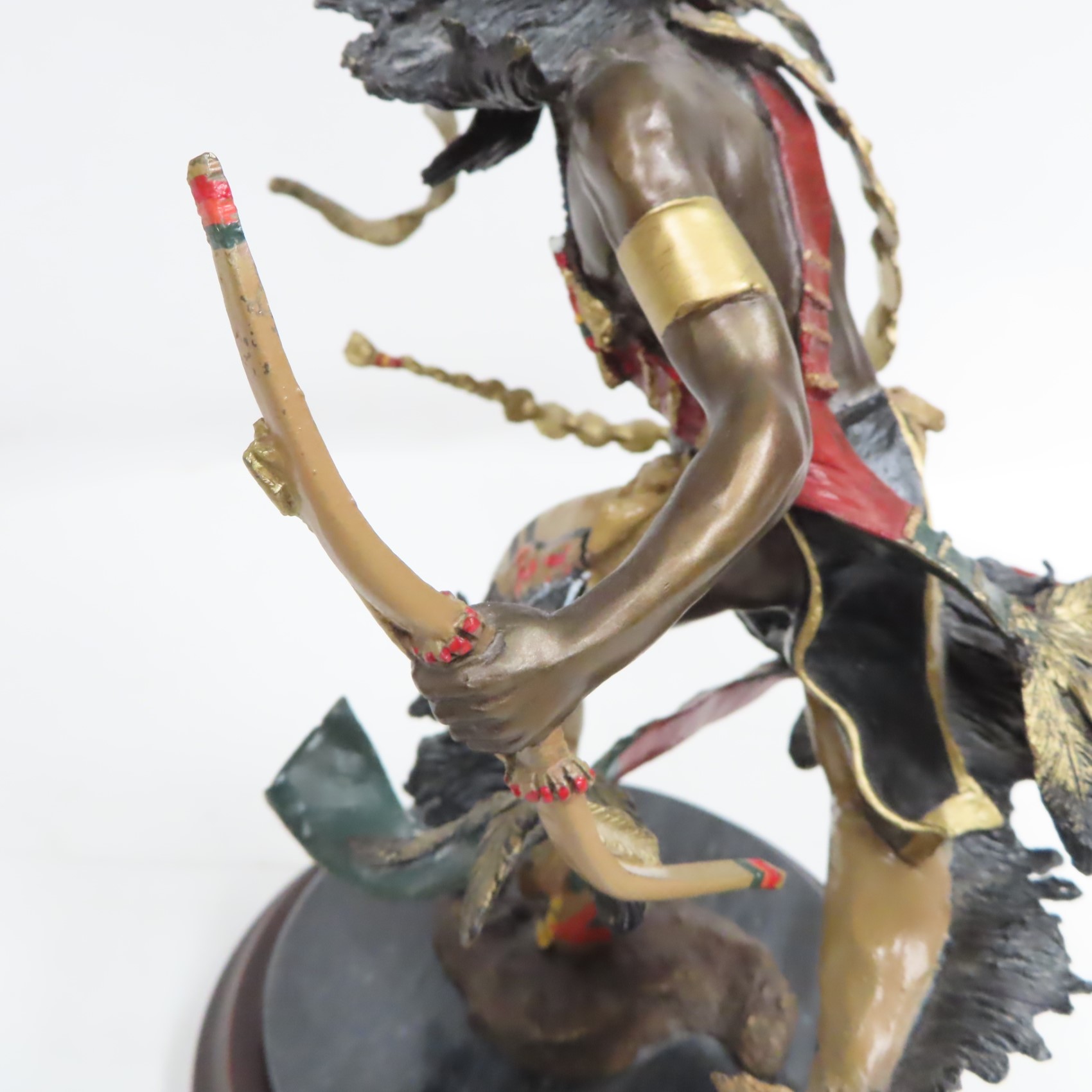 The Franklin Mint presents Spirit of The Raven Bronze Statue