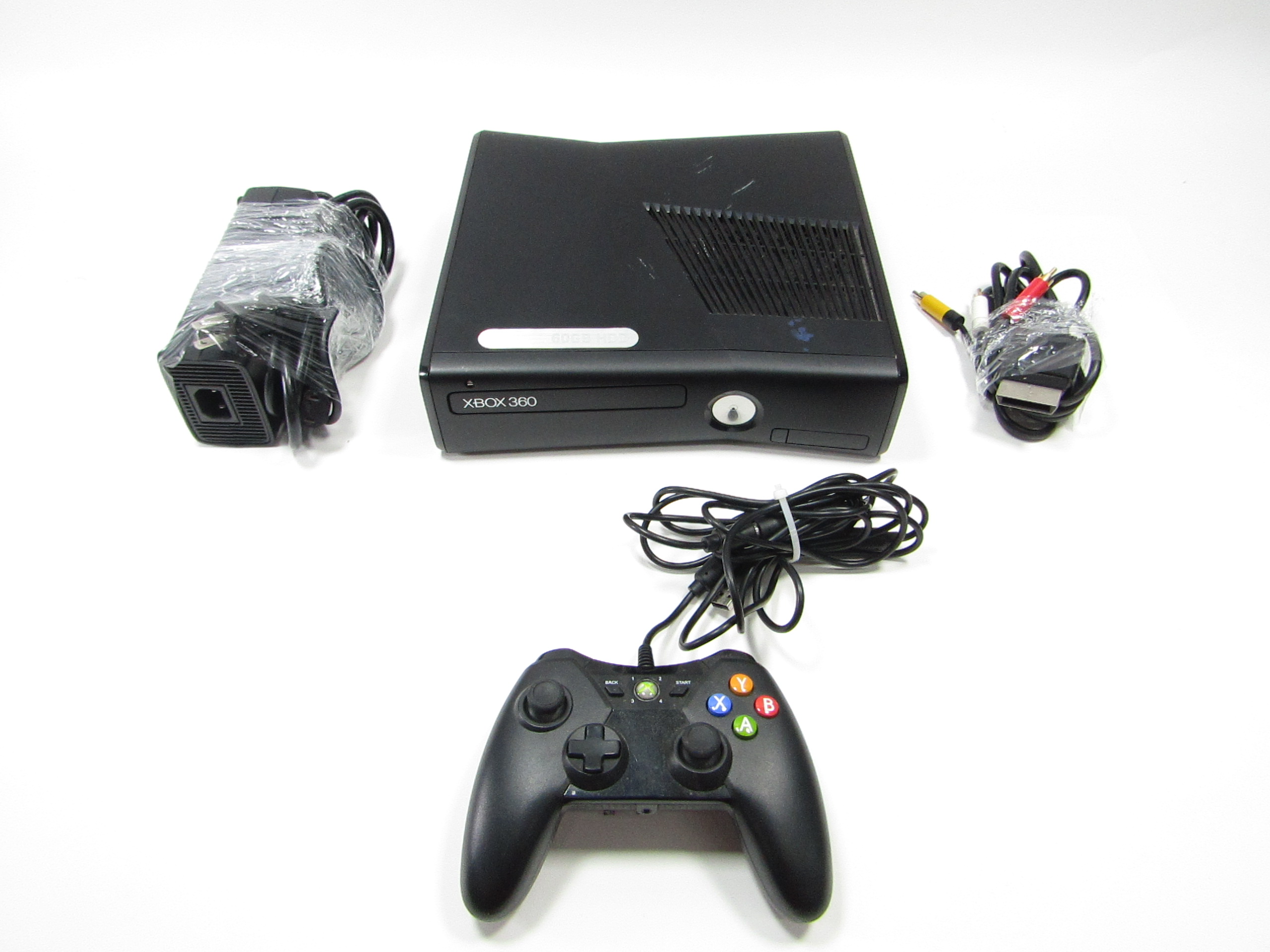 Microsoft Xbox 360 Black 4GB HDD Video Game System 1439
