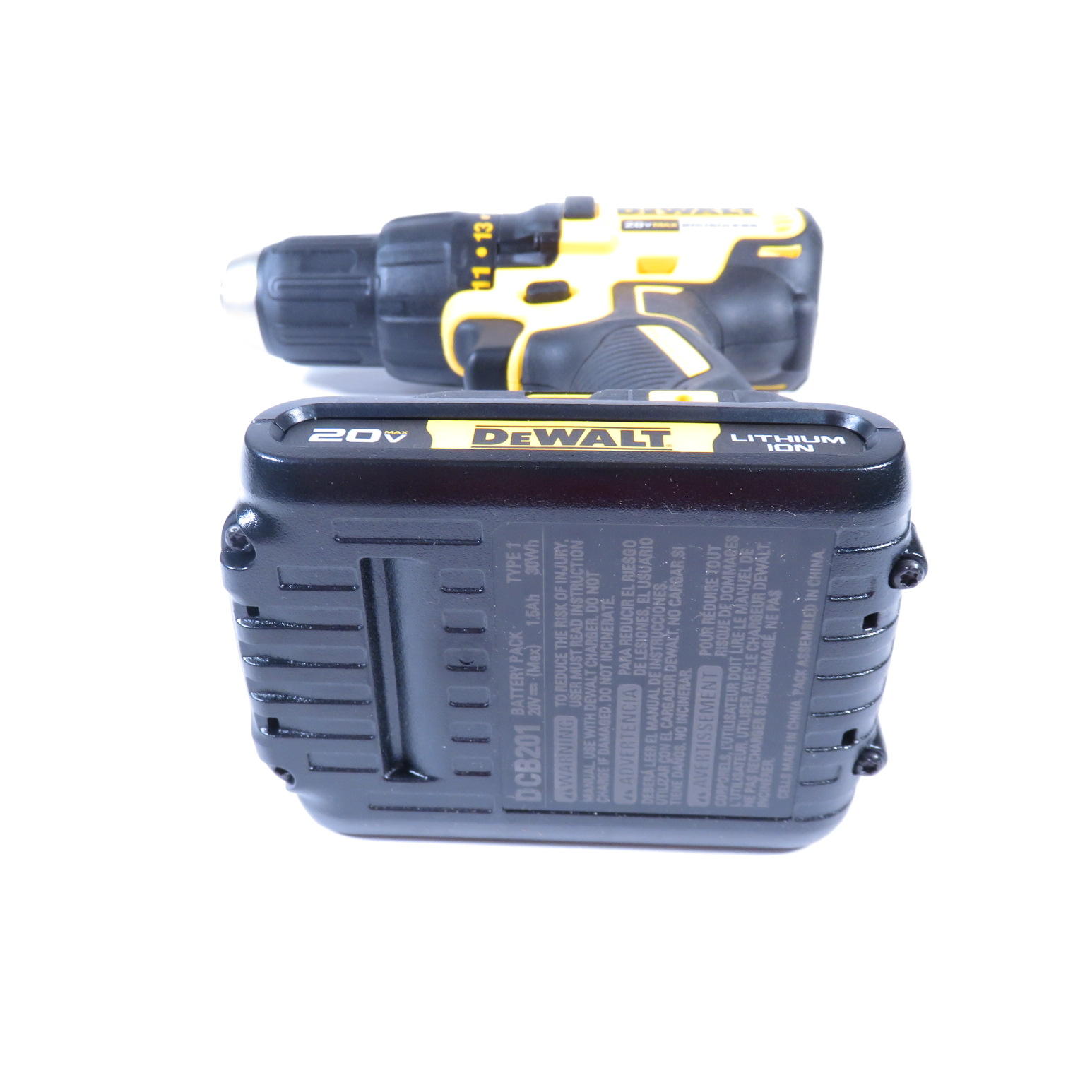 DEWALT DCD777 20-Volt Max Lithium-Ion 1/2-in Brushless Cordless Drill ...