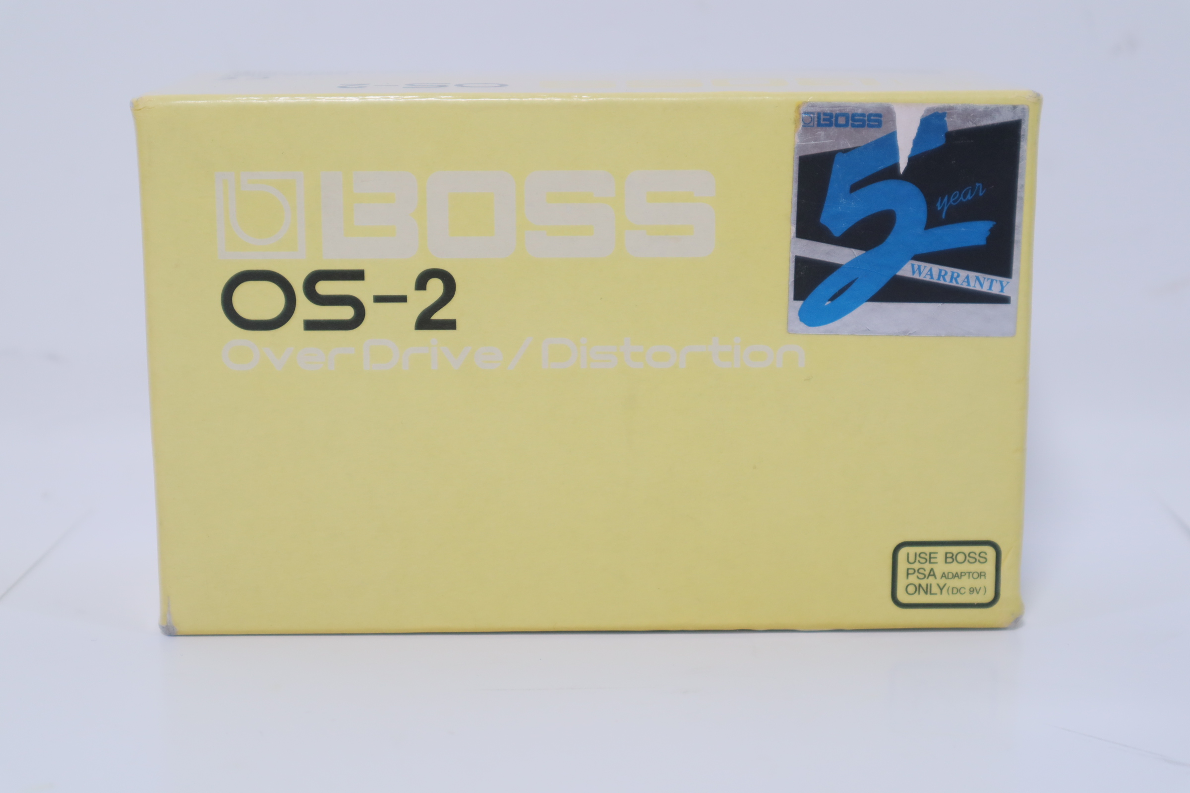 Boss OverDrive Distortion OS-2 Yellow & Black Compact Guitar Effects ...