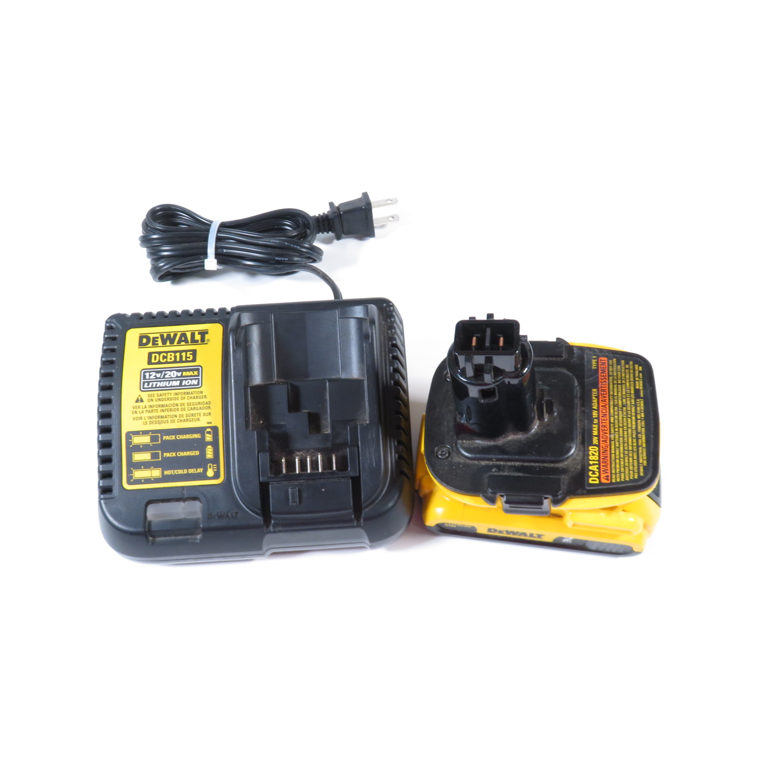 DEWALT DCA1820 20V MAX Lithium-Ion for 18V Tools Battery Adapter