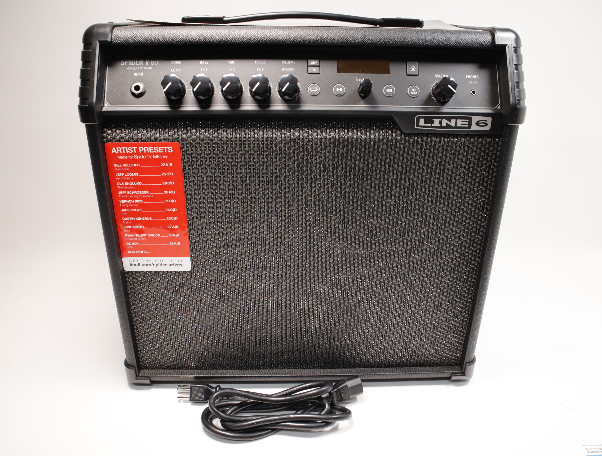 Line 6 Spider V 60 Mk II 1x10" 60 Watt Modeling Combo Amp