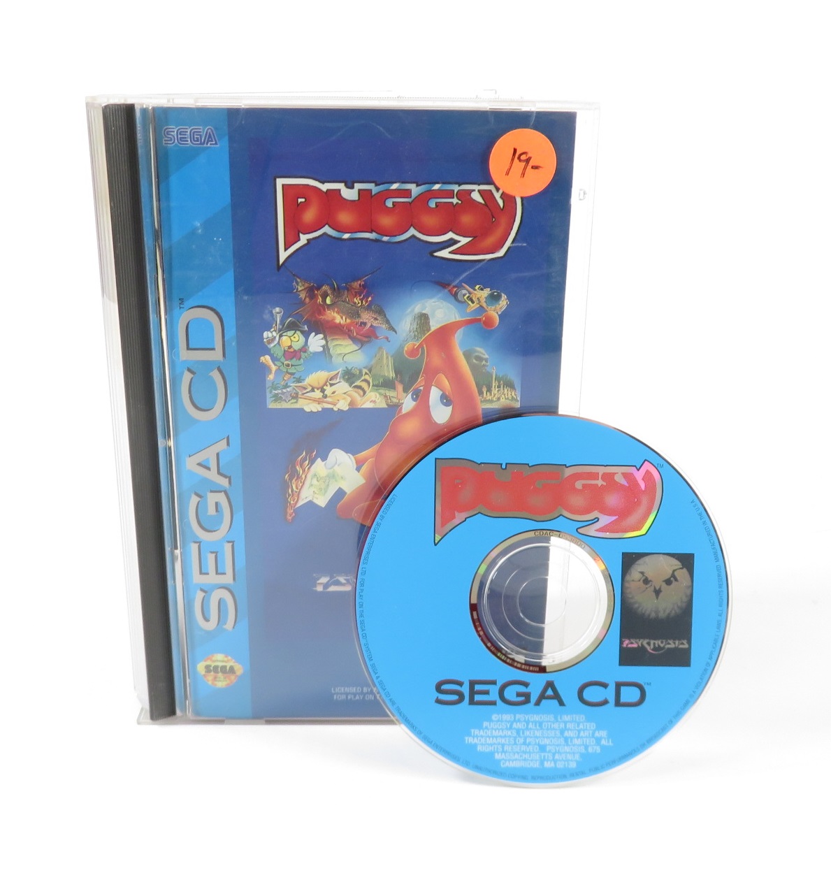 Puggsy Video Game for the Sega CD