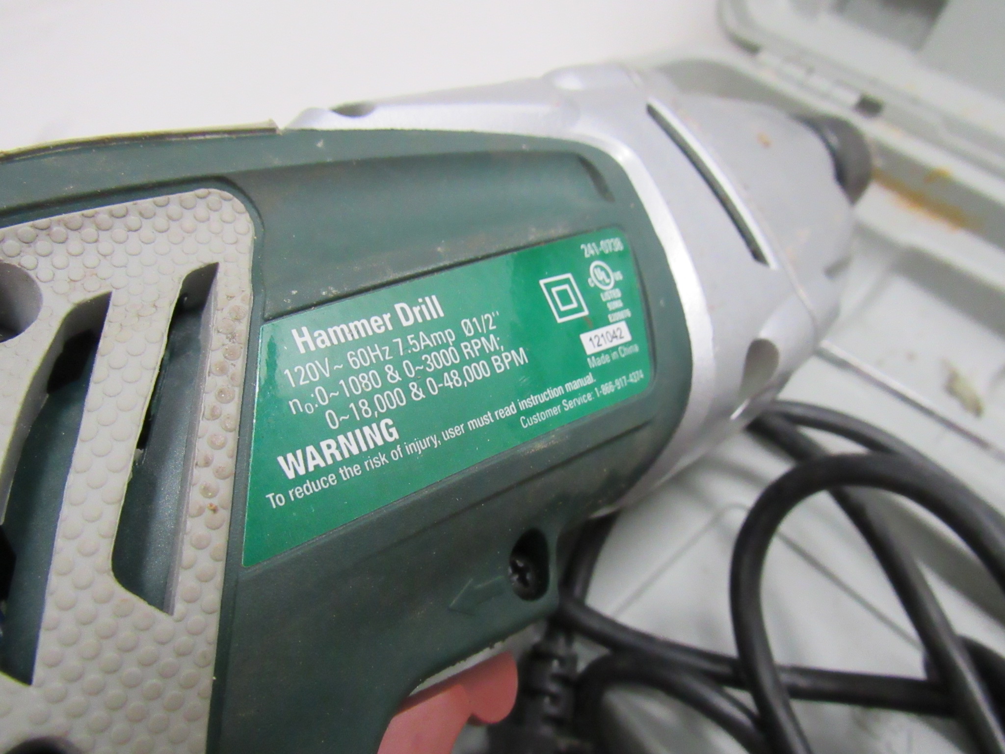 Masterforce 241-0738 1/2" Hammer Drill Local Pickup Only