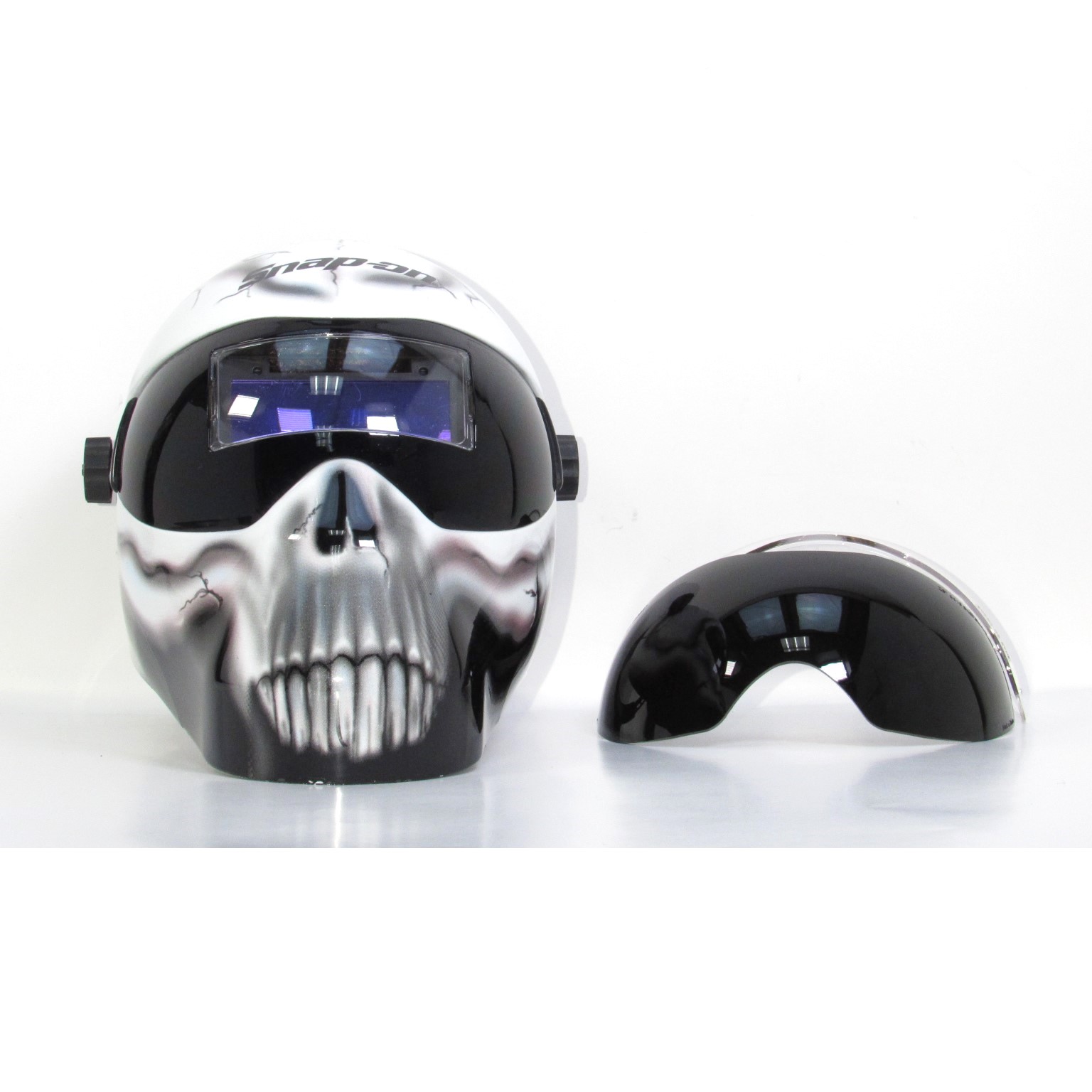 Snap-on Tools White Skull Welding Helmet - See Description Local Pick ...