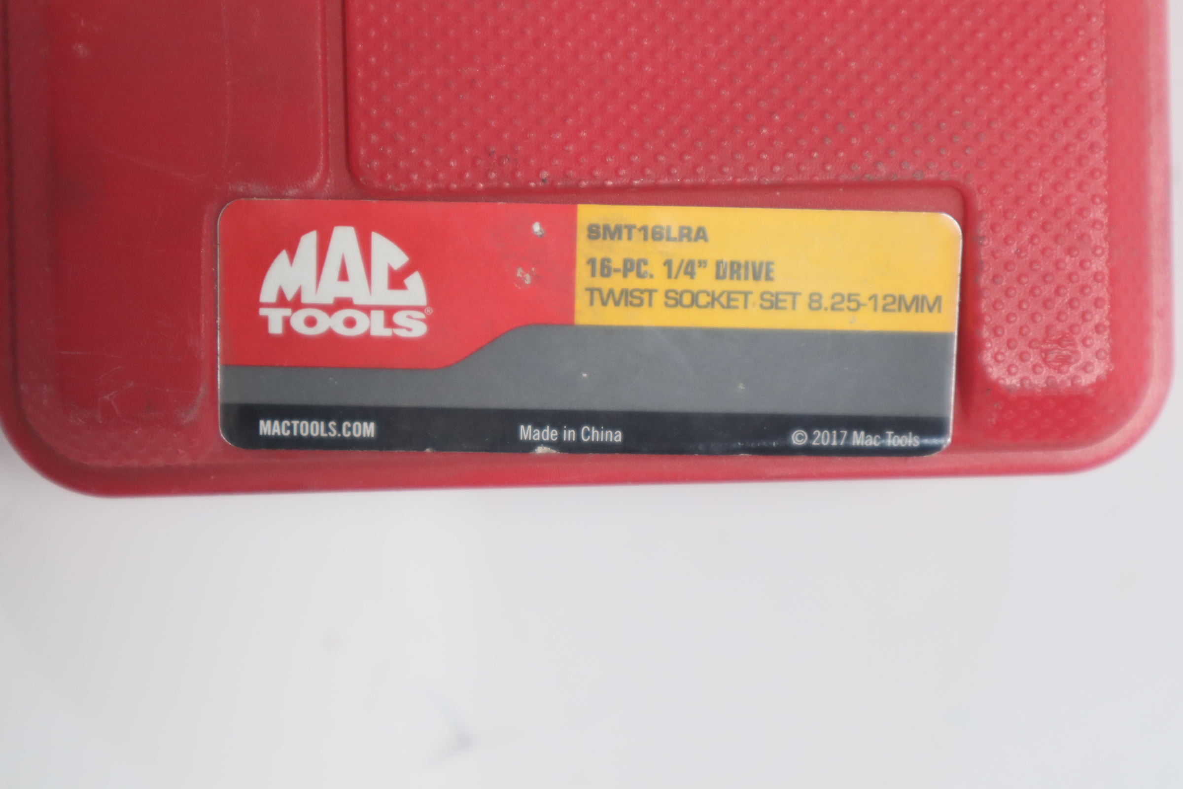 MAC Tools SMT16LRA 16-Piece Metric 1/4" Drive Twist Socket Set
