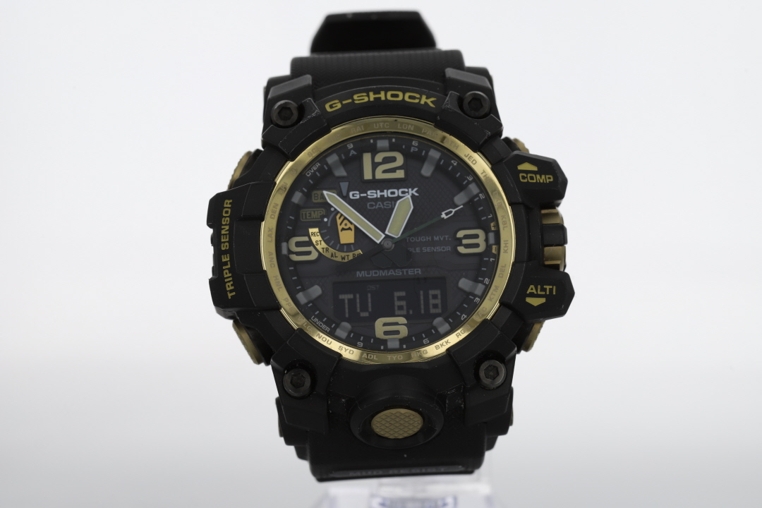 Casio Master of G-Land Mudmaster 57mm Black Dial Resin Strap Men's ...
