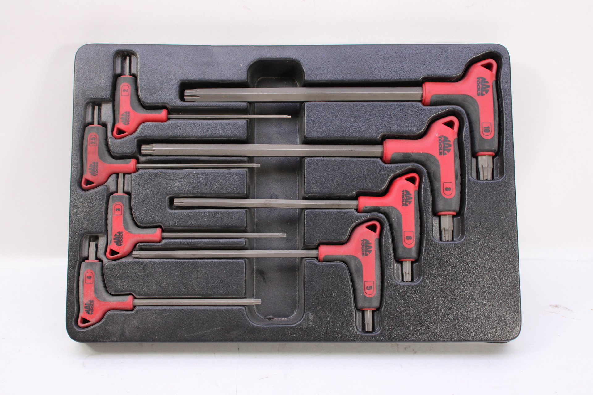 Mac tools t handle hex key set store