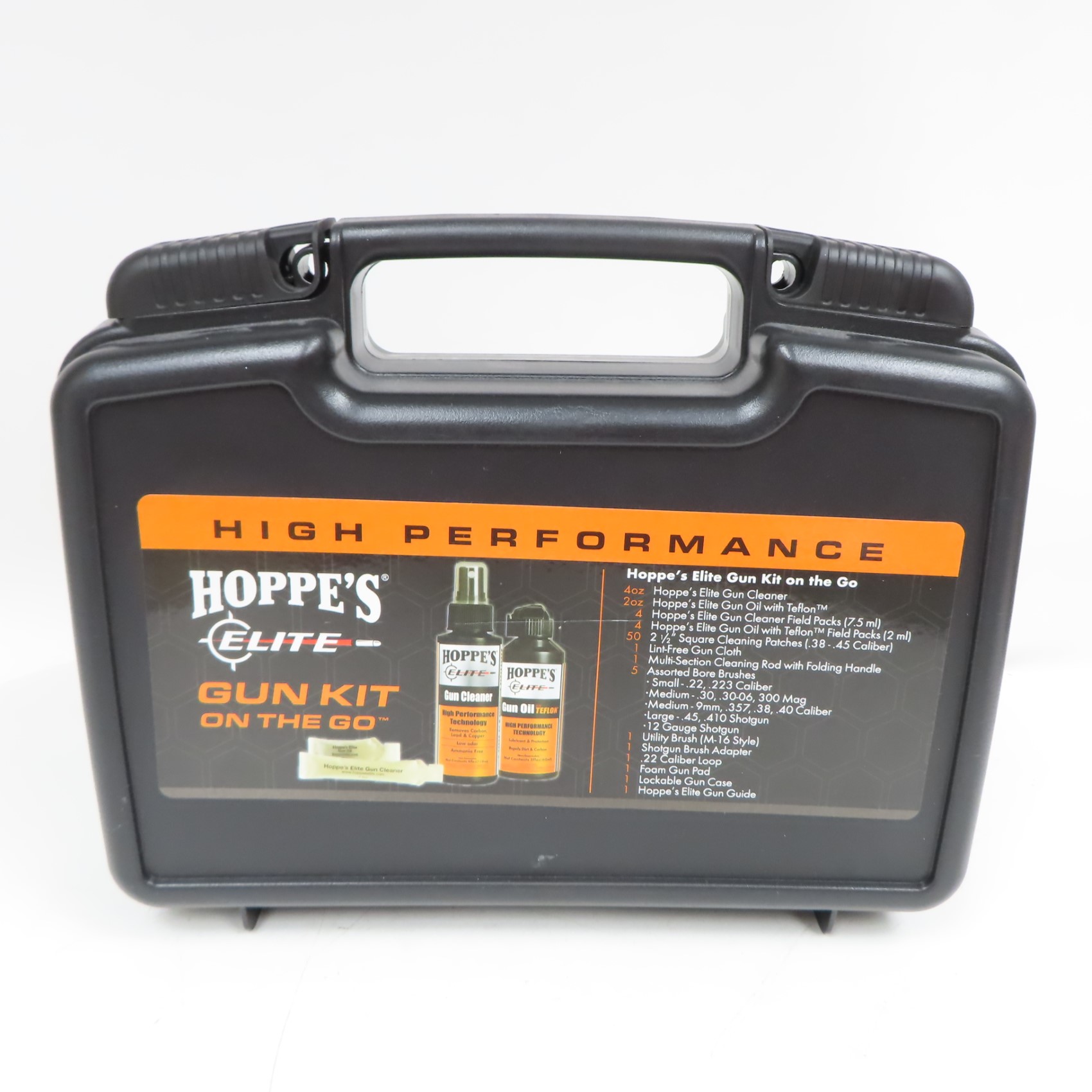 Hoppe's EGCOTG Elite Gun Care On-the-Go Carry Case Gun Cleaning Kit